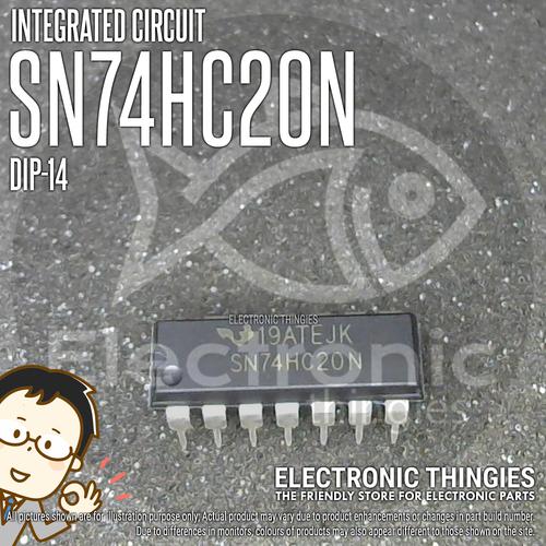Jual 74HC20 DIP14 SN74HC20N IC HC20 DUAL 4-INPUT NAND GATE - Kota ...