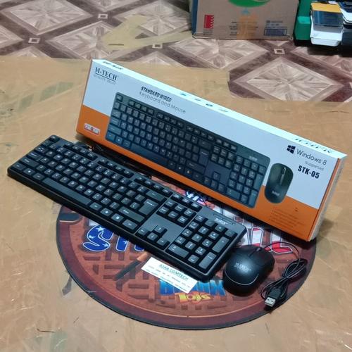 Jual Keyboard M-Tech STK-05 Keyboard+Mouse Combo Keyboard Mouse MTech ...