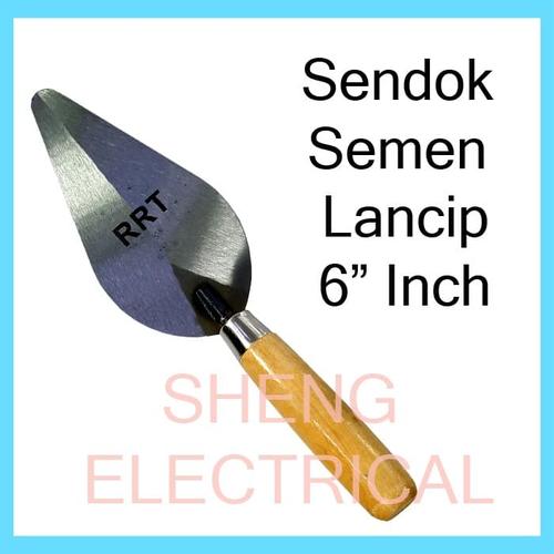 Jual Sendok Semen Lancip Sekop Tanaman Tanah Gagang Kayu Runcing ...