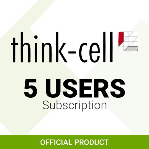 Jual Think Cell License 5 User Subscription 1 Year Original - Jakarta ...