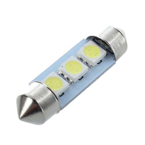 Jual Lampu Plafond Plafon Mobil LED 3 Mata 36mm Warna Putih - Kota ...
