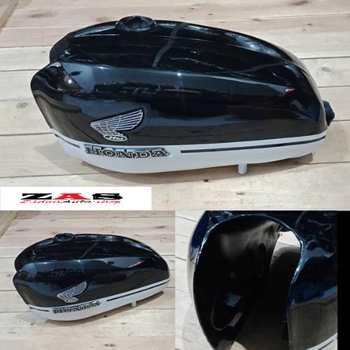 Jual Tangki CB Gelatik Klasik Motih Hitam Putih / CB Japstyle Custom ...