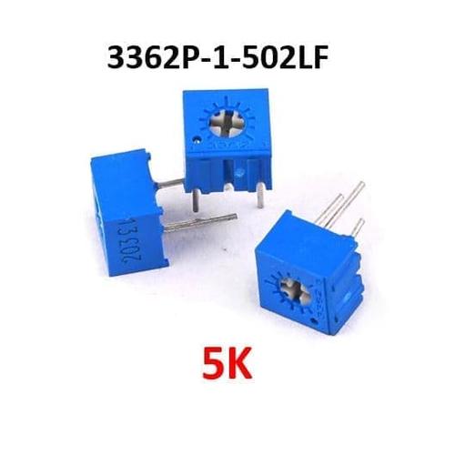 Jual 3362P Trimpot variabel resistor Presisi 3362 P 502 5k Ohm ...