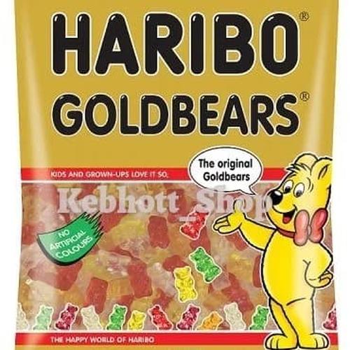 Jual Haribo Gold Bear mini pack Candy 200 gr | Permen Haribo Goldbear ...