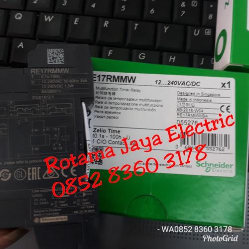 Jual RE17RMMW Multifunction Timer Relay 12-240V AC/DC Original ...
