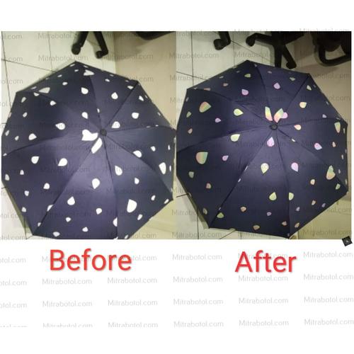Promo Payung Lipat 3 Motif Air 3D - Payung Motif Air 3D Bisa Berubah ...