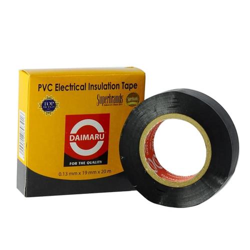 Jual Lakban Isolasi Kabel Listrik Daimaru PVC electrical hitam - Kota ...