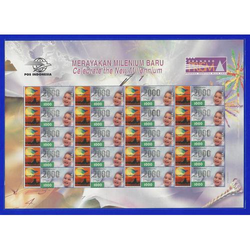 Jual Perangko/Prangko Indonesia Prisma Merayakan Milenium Garuda ...