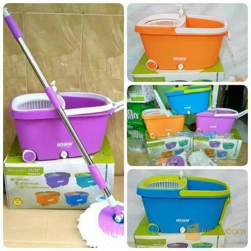 Jual ALAT PEL PUTAR WONDERMOP DENGAN RODA KOMPLIT FREE KAIN TONGKAT SLV ...