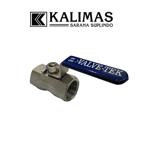 Jual Ball Valve d. 2" Stainless Steel 316 Thd (VALVE TEK) - 1 Piece ...