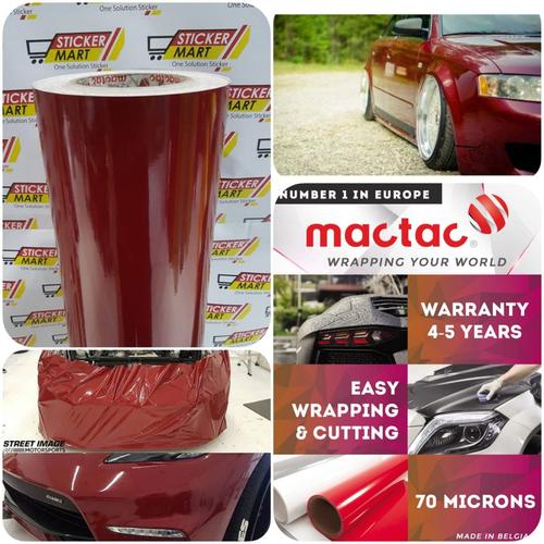 Jual Stiker Mobil Motor Mactac Sticker Europe Burgundy (alt. Oracal 651 ...