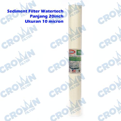 Jual Cartridge filter air / water filter 20" WATERTECH 10 Micron ...