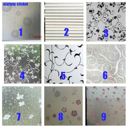 Jual PROMO!!!Sticker kaca.sticker motif.sticker kaca jendela rumah ...