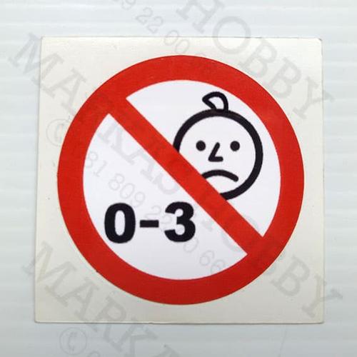 Jual Stiker Under 0-3 Age ( Warning Sign ) - Kab. Bandung - Markas ...