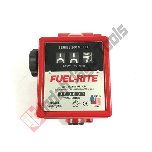 Promo FUEL-RITE Flowmeter 3 Digit 1 Inch - Meteran Solar Flow Meter Flo ...