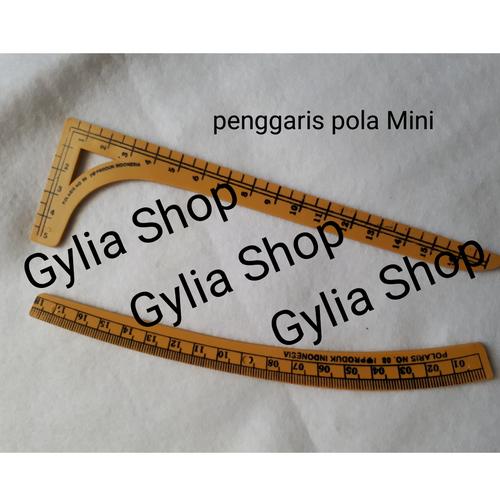 Jual Penggaris Pola Set Mini/ Penggaris Mini untuk Menggambar pola di ...