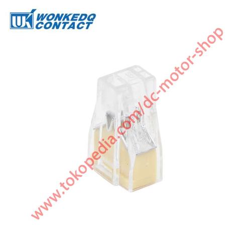 Jual Terminal Wago Push Connector 2 Pin Konektor Kabel Model Tusuk 773 ...