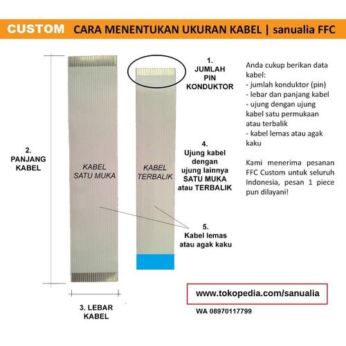 Jual CUSTOM FFC - Menerima Pesanan Kabel Ukuran Sesuai Kebutuhan ...
