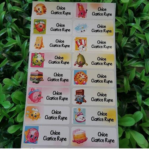 Jual Cutting sticker nama awet label waterproof printing Stiker Desain ...