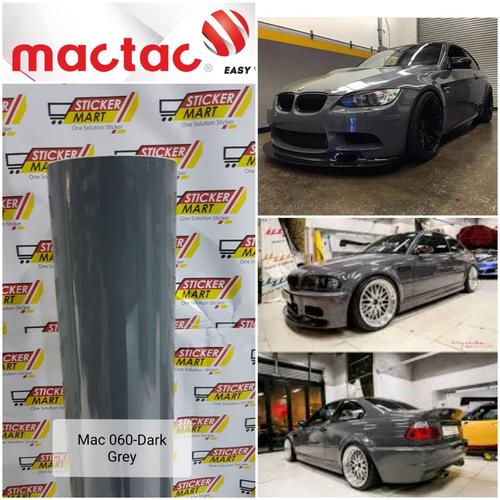 Jual Stiker Mobil Motor Mactac Europe Dark Grey (alt.Oracal 651) - Kota ...