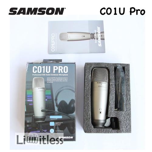 Jual Samson C01U Pro - Mic Condenser Studio Microphone Recording USB ...