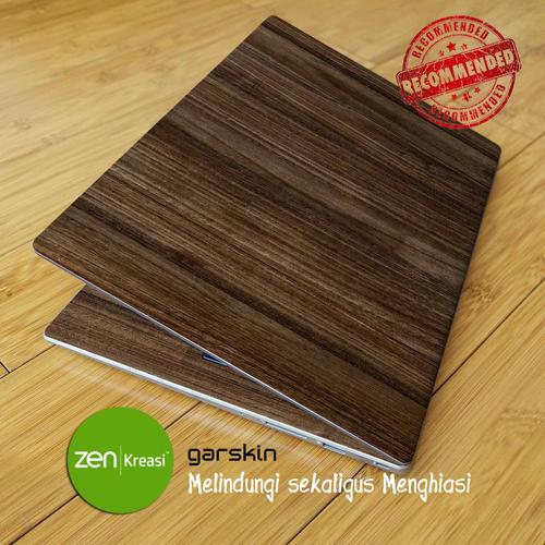 Jual Skin |Bazel | Palmrest | Garskin Laptop Full Body| dark wood ...