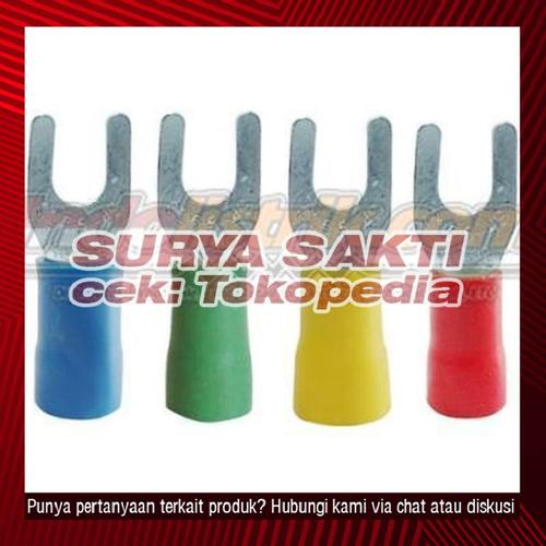 Jual Kabel Skun/Sekun/Lugs/Cable Shoes Garpu ISOLASI CL YF 1.25-5 ...