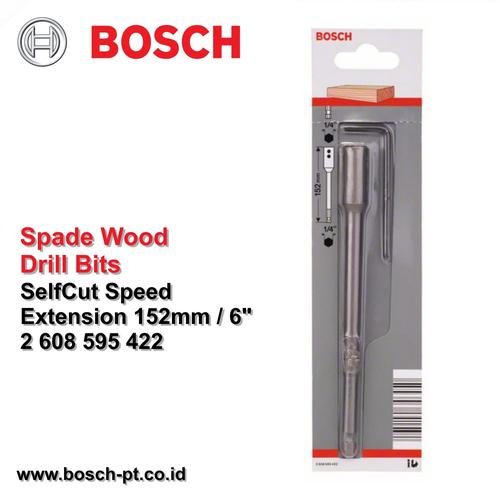 Promo Perpanjangan Mata Bor Kayu Kipas Spade Bosch 152mm / 6" Extension ...