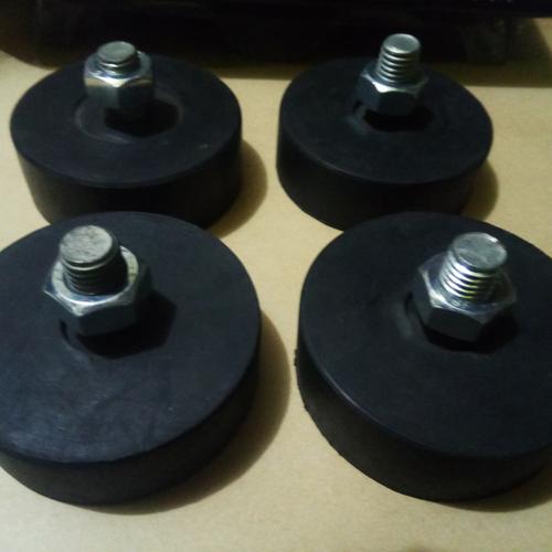 Jual karet Mounting/ dudukan meja mesin / peredam getaran D.80mm-T.50mm ...