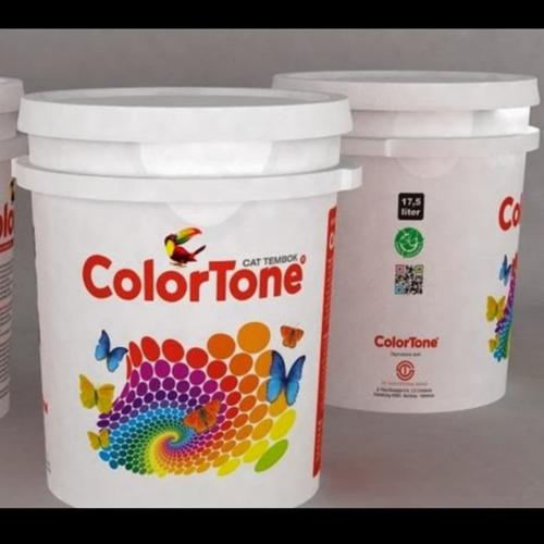 Jual CAT TEMBOK COLORTONE 17.5LTR (PUTIH, BASE A&C) / CAT TEMBOK OPLOS ...