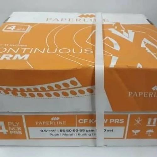 Jual CONTINUOUS FORM MERK PAPERLINE 4 PLY HVS UKURAN A4 BAGI 2 FULL SET ...