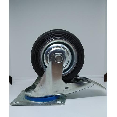 Jual Roda Hidup Rem/ Caster Wheel Rubber 3" Triple S Kapasitas 50kg ...