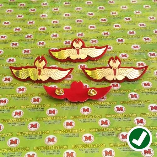 Jual Lencana Wing Tapak Merah Pramuka - Wing Tapak Tilas Merah - Kab ...