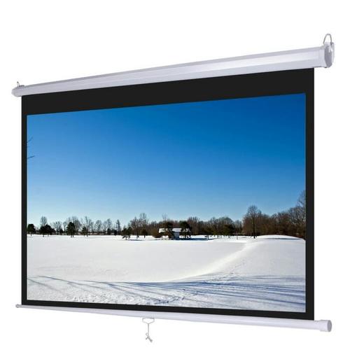 Jual Screen Projector 84" Wall / Layar Proyektor 84" Tarik Manual ...