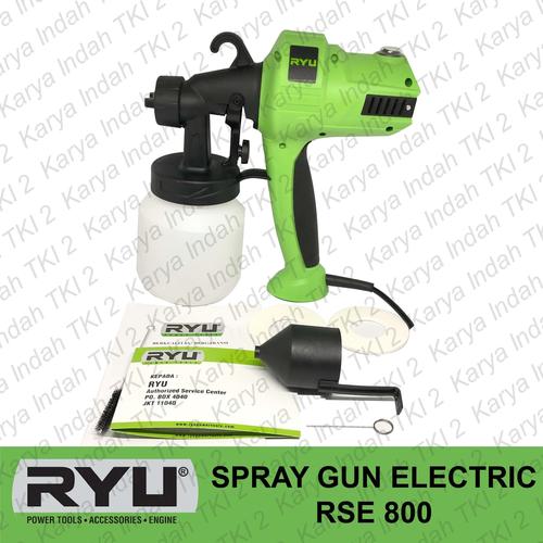 Jual Power Spray Gun Electric RYU RSE 800 Semprotan Cat Elektrik 3 Mode ...