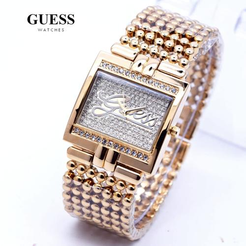 Jual Jam Tangan Wanita Guess Diamond Plated Rantai Merica - Jakarta ...