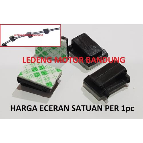 Jual Klip Jepit Kabel Tempel Double Tape Car Mobil Penjepit Selip Kait ...