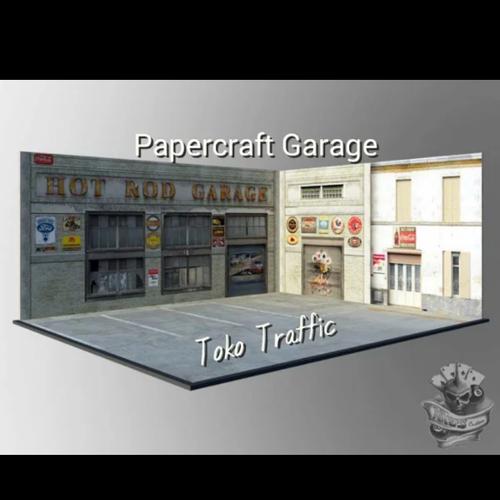 Jual diorama papercraft hot rod part 2 skala 1/64 - Kota Bandung ...