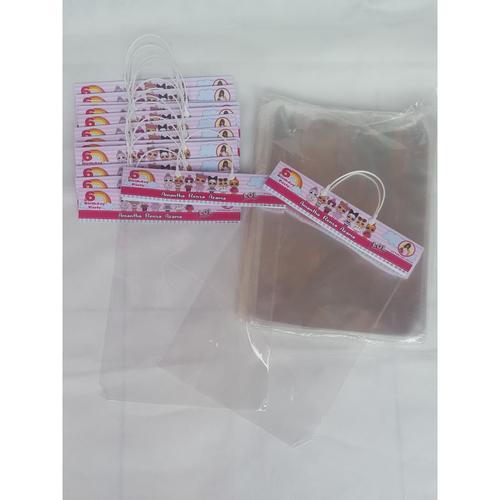 Jual Plastik/Kemasan Label Goodie Bag Ultah Uk 25x35cm (Plastik+Label ...