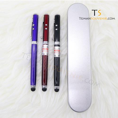 Jual 4 in 1 Pulpen Laser Pointer/Pen Laser 4in1 M - Hitam, Tanpa ...
