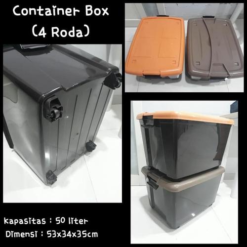 Jual Box Container 50 Liter + Roda - Kota Surabaya - Surabaya Beauty ...