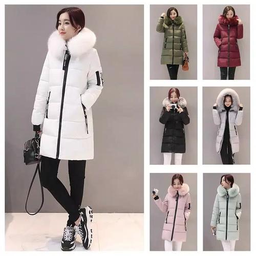 Jual WOMAN WINTER HOODIE DOWN LONG COAT JAKET PANJANG MUSIM DINGIN BULU - Hijau, M - Kota ...