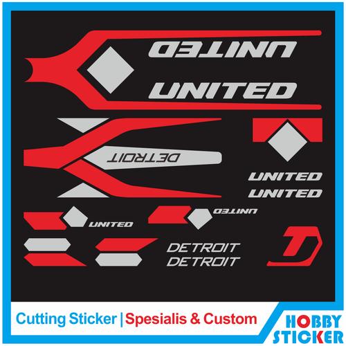 Jual Decal Frame United Sticker MTB Stiker Sepeda Custom - Kab ...