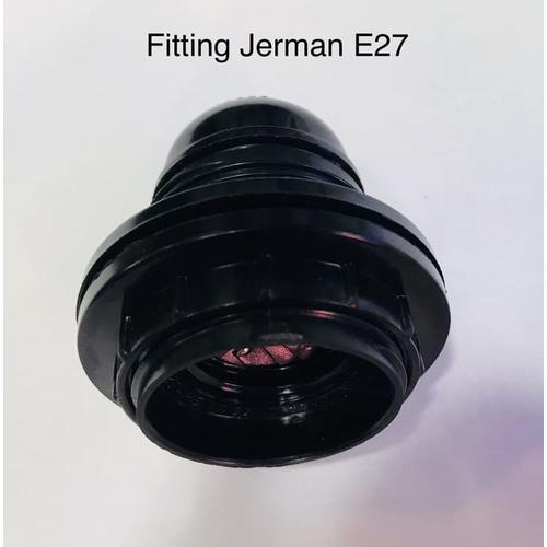 Jual Fitting Jerman E27 Fiting Gantung Hitam Dekor Kap Lampu Hias ...