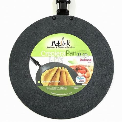 Jual Wajan Makcook Crepiera Pan Crepes Pan Creper Maker Teflon 22Cm ...