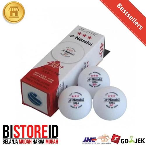 Jual Bola Ping Pong / Tenis Meja Nittaku 3 Star Sha 40+ Balls Original - Jakarta Selatan ...