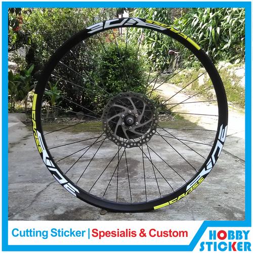 Jual Sticker Rims Crossride Stiker Rim 26 27.5 29 700c Decal Custom ...