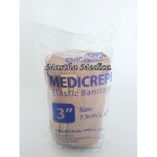 Jual Perban Verban Roll Medicrepe 3 Elastic Bandage 7,5 cm x 4,5 m ...