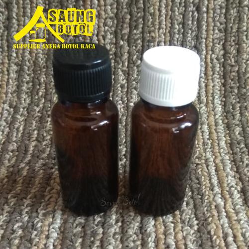 Jual Botol Kaca 15 ml Amber / Cokelat Tebal Tutup Ulir / Screw cap - Kab. Bogor - Saung Botol ...
