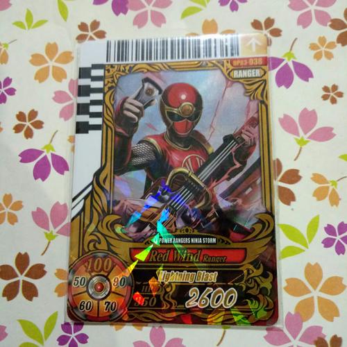 Jual power ranger card battle gold ranger red wind v3 - Kota Bandung ...
